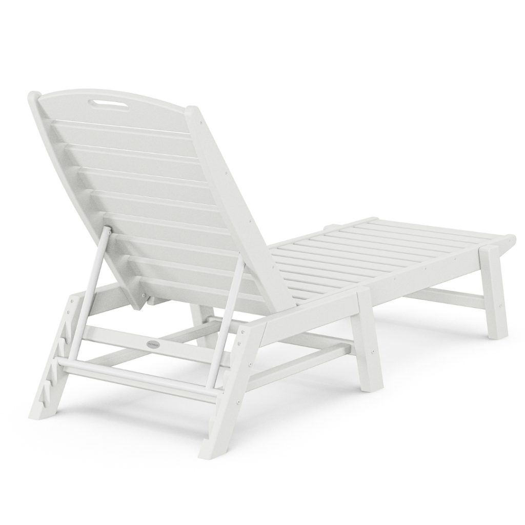 Polywood Nautical Chaise Lounge - Florida Backyard
